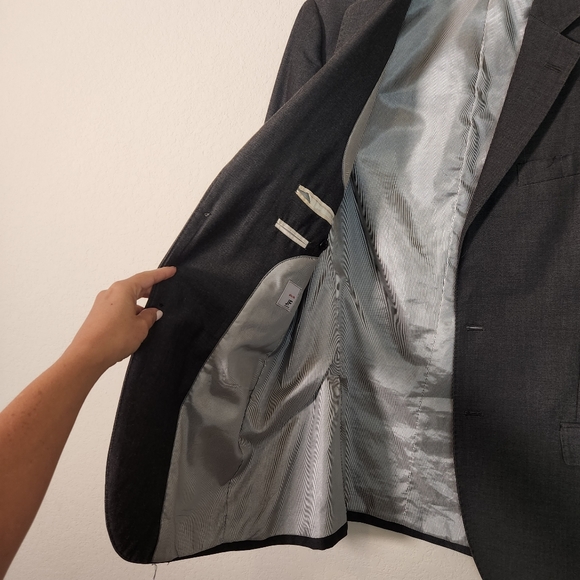 jf j.ferrar | Suits & Blazers | Mens J Ferrar Slim Fit Blazer Gray Suit ...